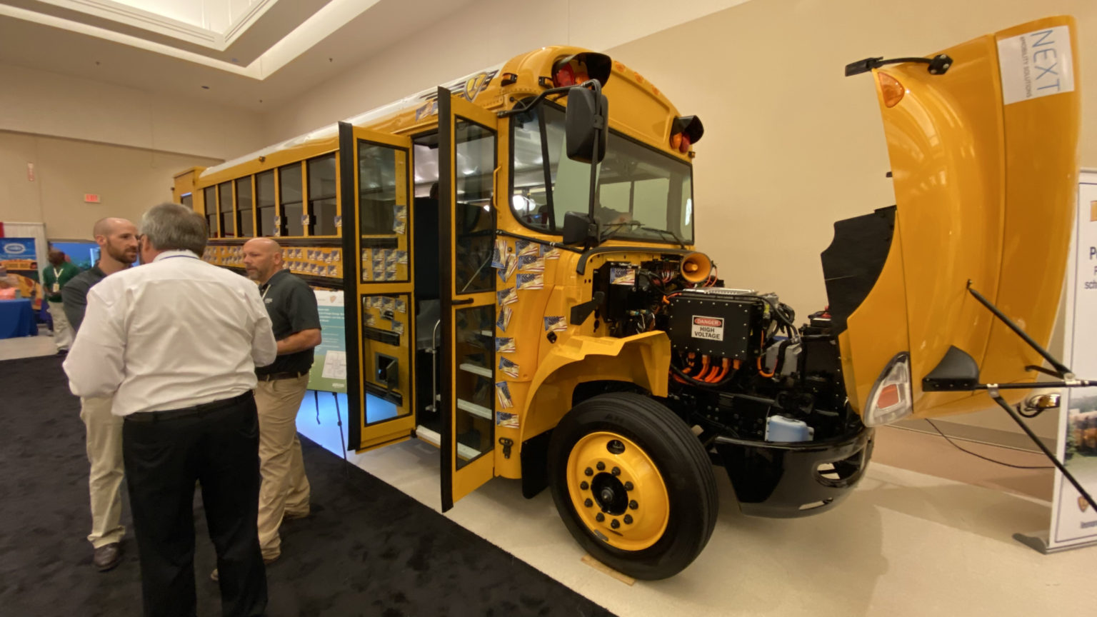 All-Electric School Bus Plays Role in Honoring School Transportation ...